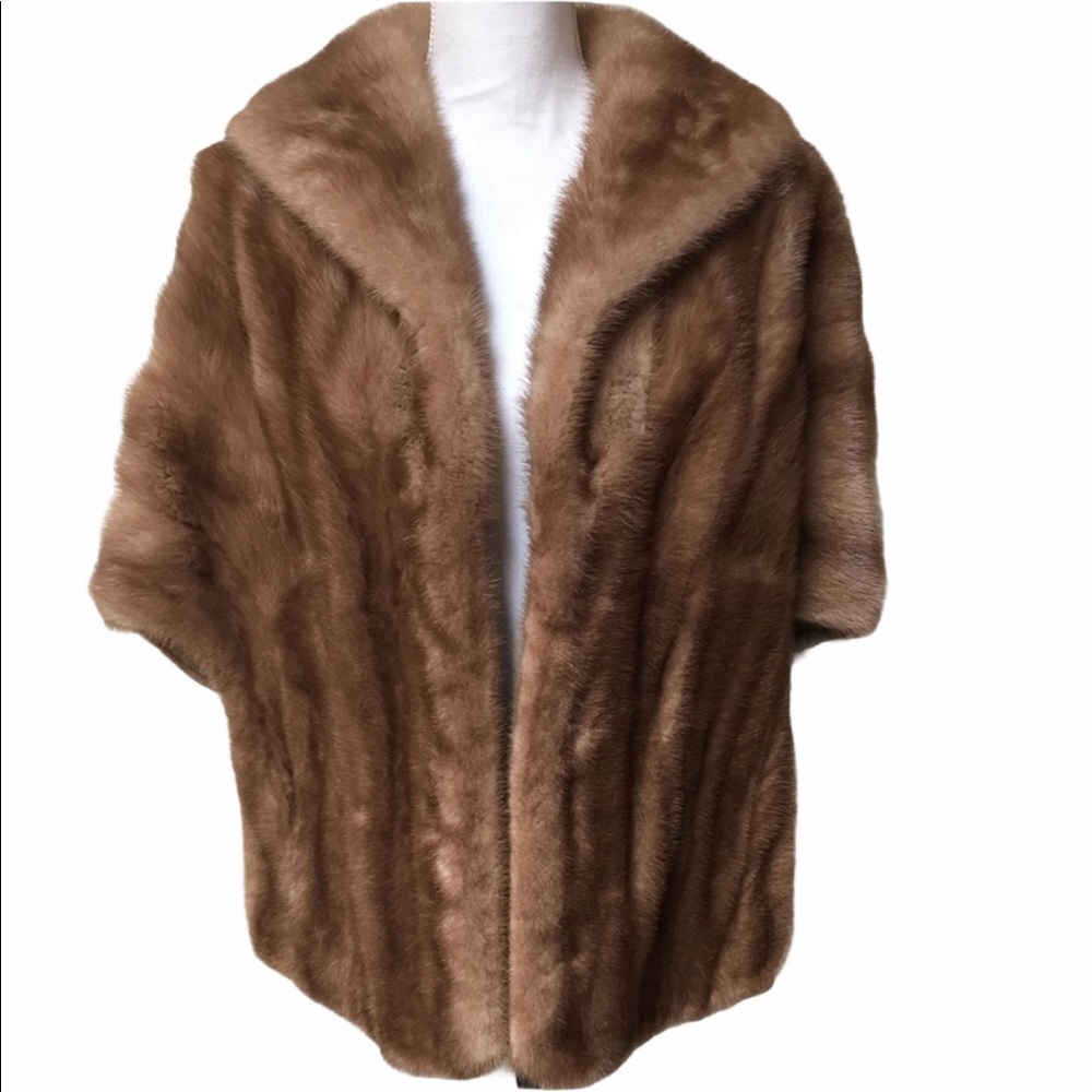 Vintage Mink Stole 1960s Glamour - Gem